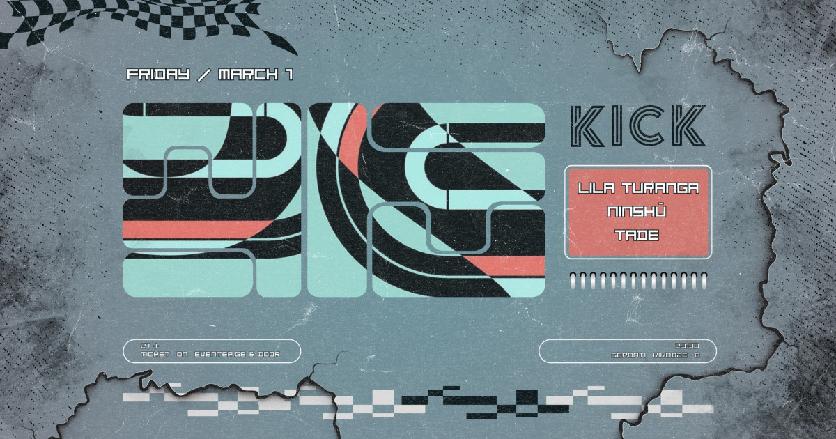 KICK: LILA TURANGA | NINSHU | TADE თბილისში ᐉ ღონისძიებების აფიშა | YOLO
