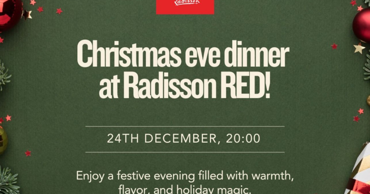 Join us for the Christmas dinner at Radisson RED Tbilisi in Tbilisi ᐉ ...